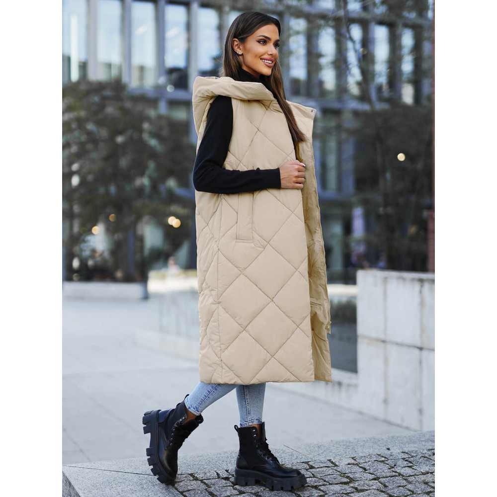 Kiket brūna garā veste - JS/5M3165/62